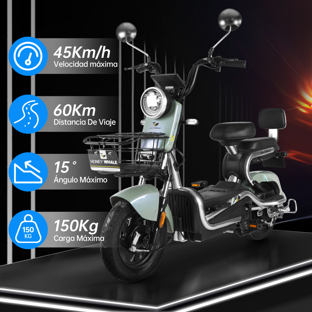 Moped Scooters - Electric Moped for Sale NZ | Honey Whale