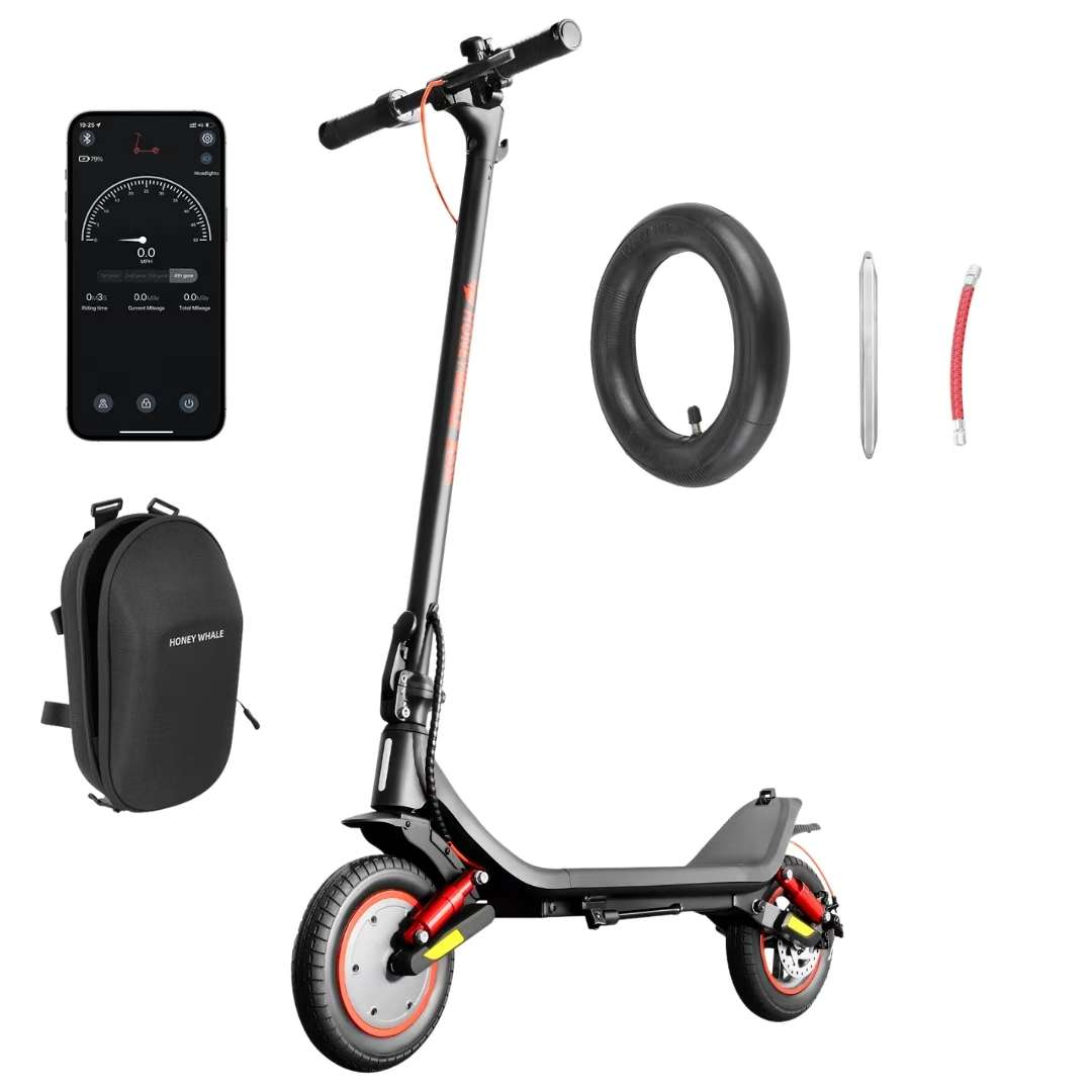 32KM/H-Up to 25KM-10″ Tire-Dual Shock Absorbers -Electric Scooter M1 ...